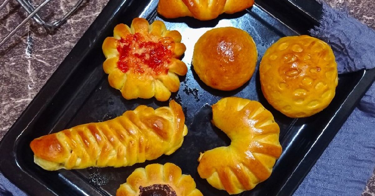 Resep Aneka Bentuk Roti Simple oleh Naads_Kitchen - Cookpad