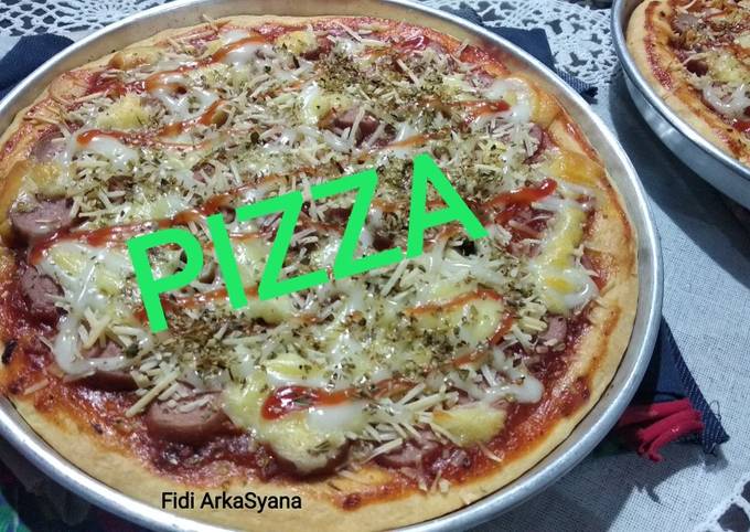Resep Pizza Sosis Jamur oleh Fidi ArkaSyana - Cookpad