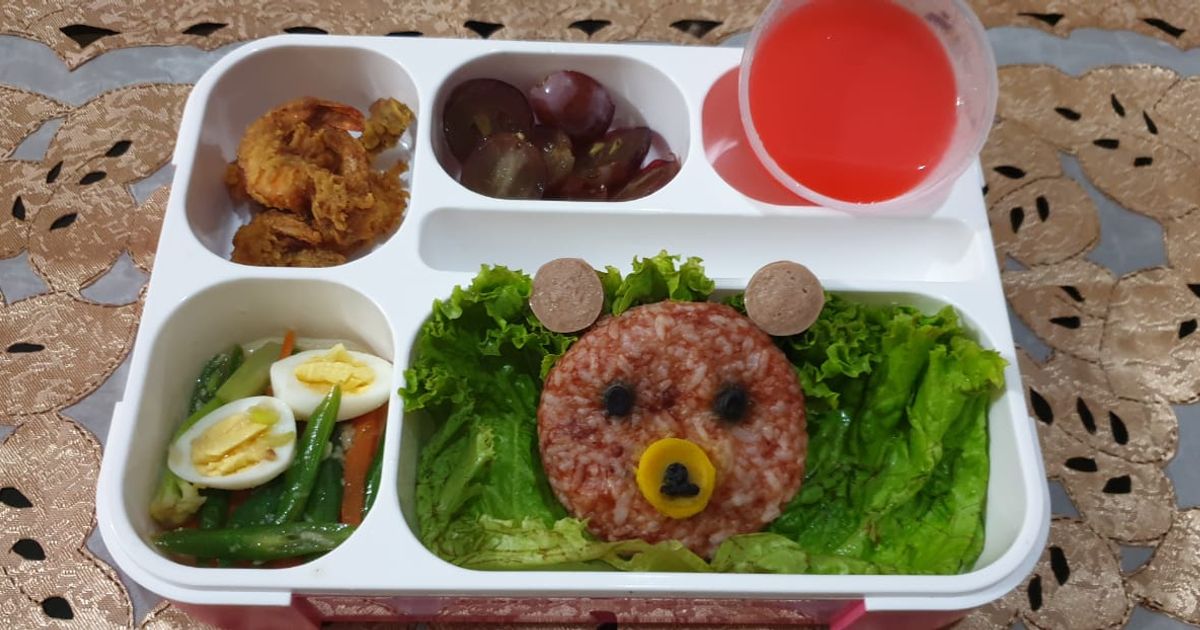 Resep Bento Beruang oleh AQ Riana - Cookpad