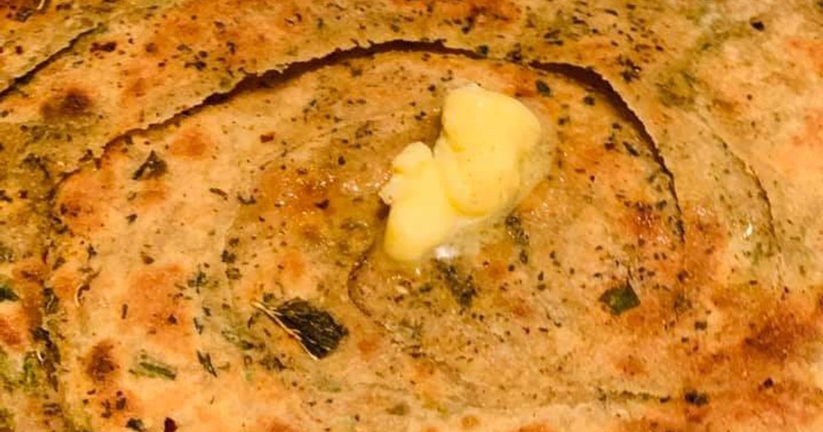 Dried Mint Lachha Paratha Recipe by RUCHIKA