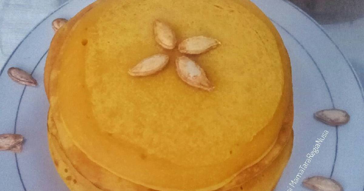 Resep Pancake Labu Kuning oleh Aini mama 2N 2R - Cookpad
