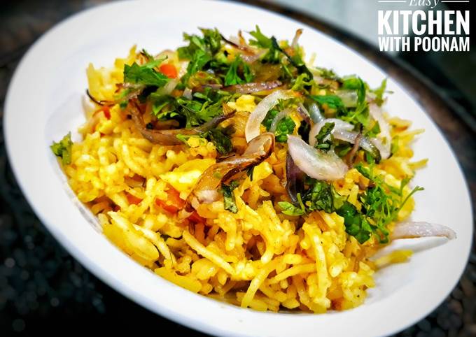 Onion Rice Recipe by P. Poonam - Cookpad