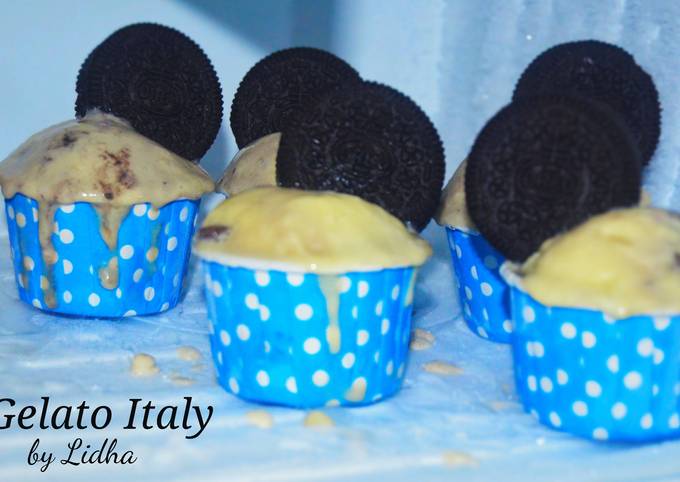 Resep Gelato Italy (Oreo Gelato) oleh Lidha - Cookpad