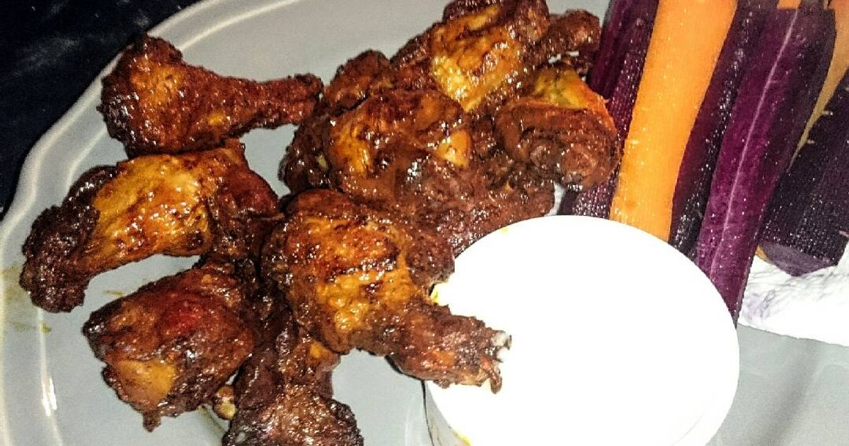 Sticky Bbq Hot Wings Recipe By Adam Ringrose