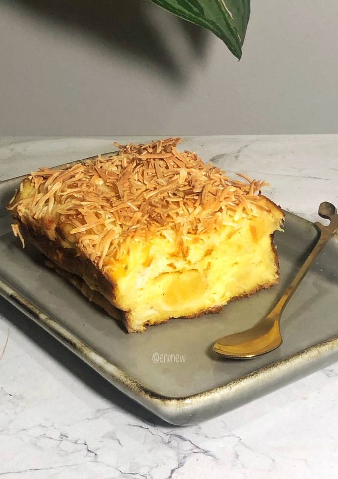 Resep Pudding Roti Tape oleh @enonew - Cookpad