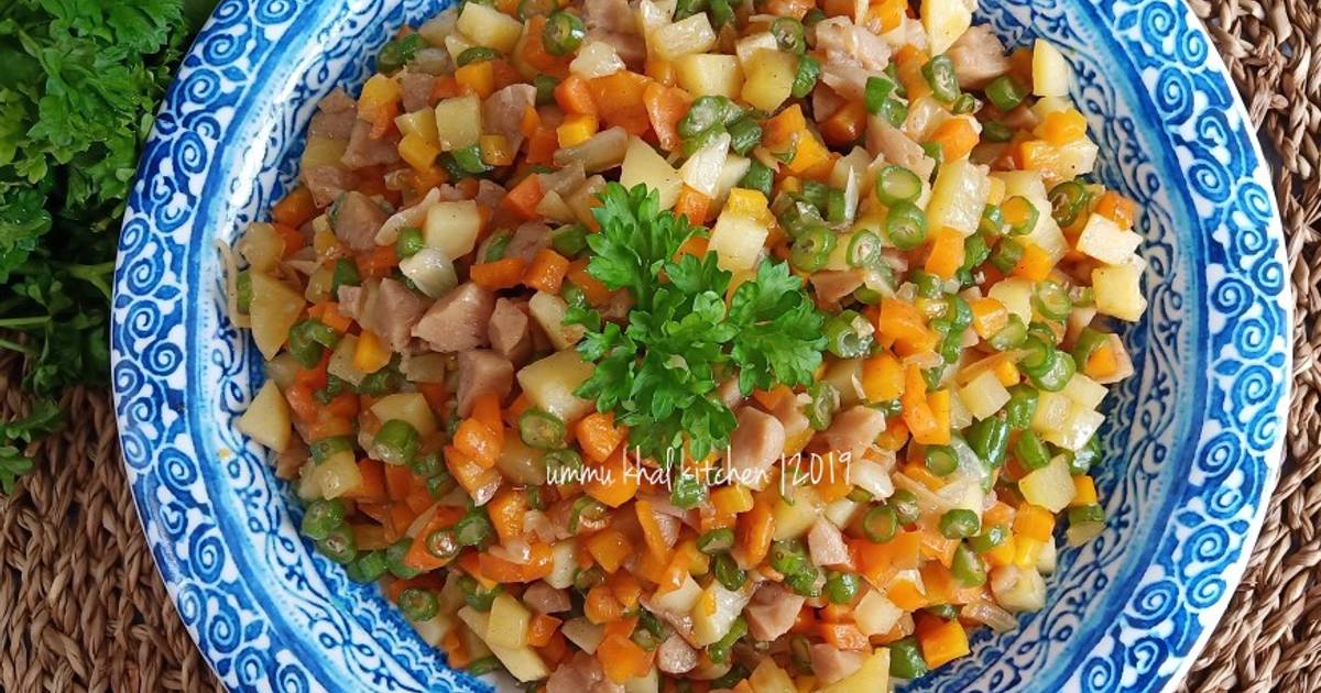 Resep Isian Roti (Sayuran+bakso) oleh Ummu Khal Kitchen - Cookpad