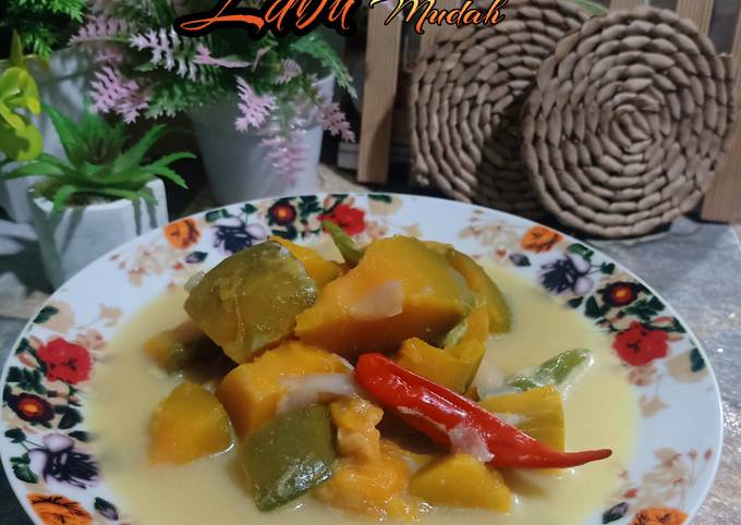 Resipi Labu Masak Lemak Mudah oleh mamy_kitchen89 - Cookpad