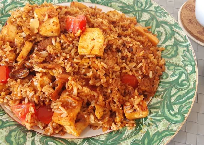 Resep Nasi Goreng Tahu Telor oleh Etha Lopez - Cookpad