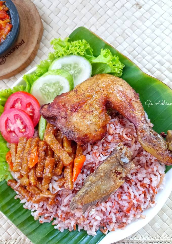 Resep Nasi Merah Liwet Magicom oleh Ge Adhian - Cookpad