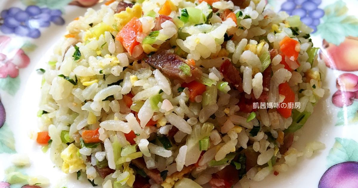 [Clean Out The Fridge] Shanghai Vegetable Rice Recipe By 凱茜媽咪の廚房
