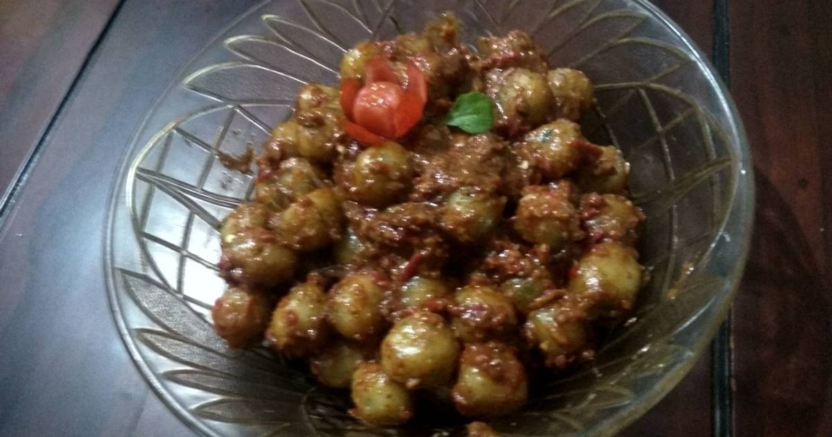 Resep Cilok pedas bumbu kacang oleh Novika Dwi - Cookpad