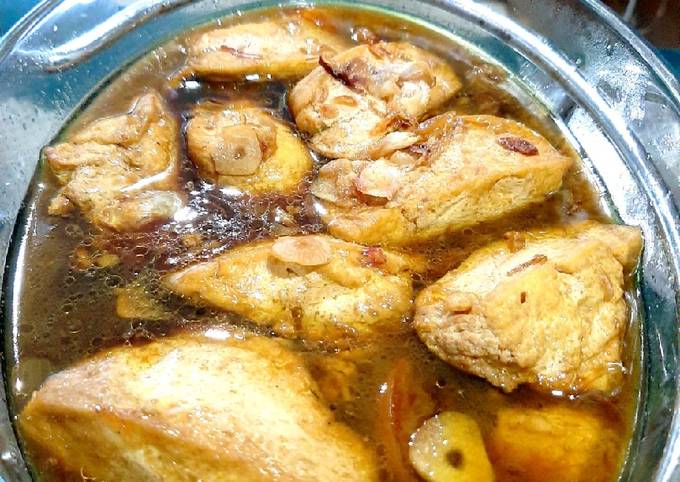 Resep Semur Tahu Kecap Manis oleh Siti Jenab - Cookpad