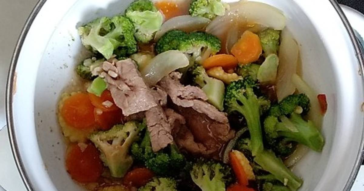 Resep Tumis sayuran daging oleh Ariyani - Cookpad