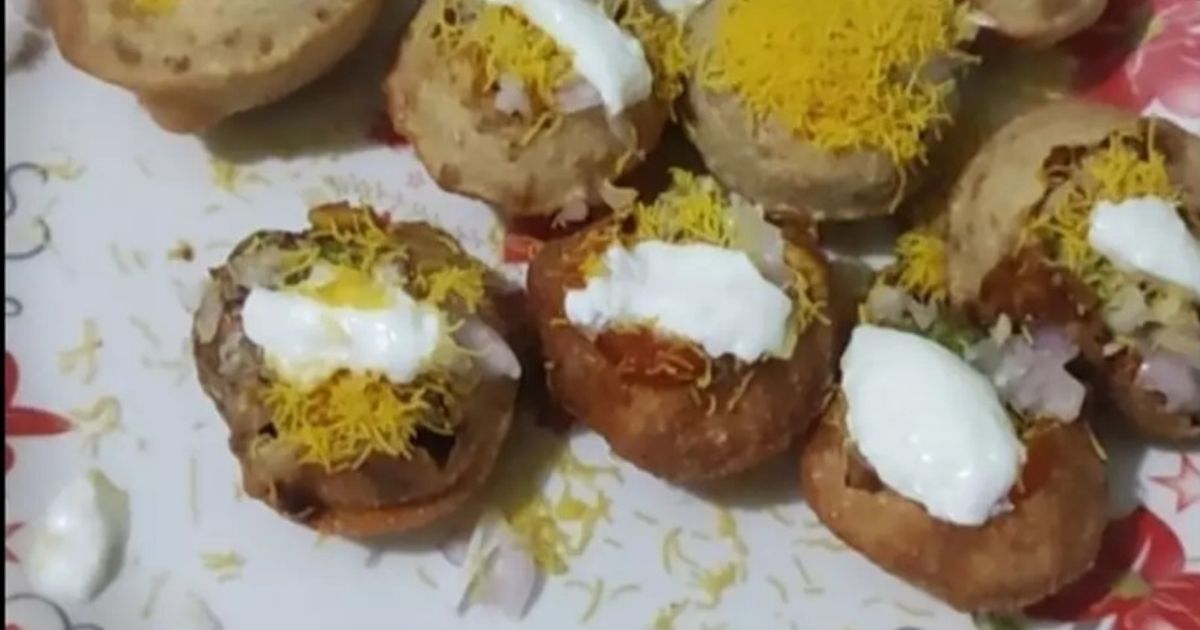 Kajal Sodha દ્વારા રેસીપી દહીં પૂરી (Dahi Poori Recipe In Gujarati ...
