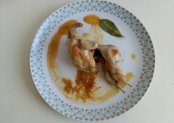 Codornices guisadas Receta de Laura- Cookpad