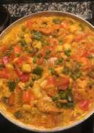 Paella de marisco y pollo - 222 recetas caseras- Cookpad