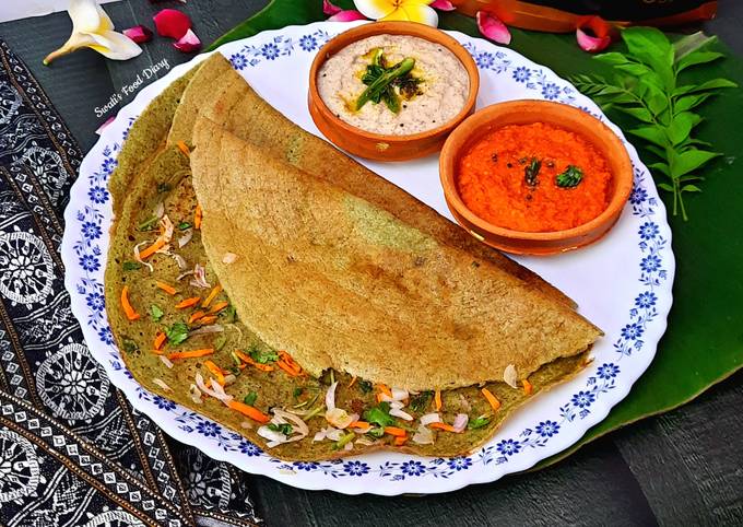Pesarattu or Green Moong Dosa Recipe by Swati Keshri 👩‍🍳 - Cookpad