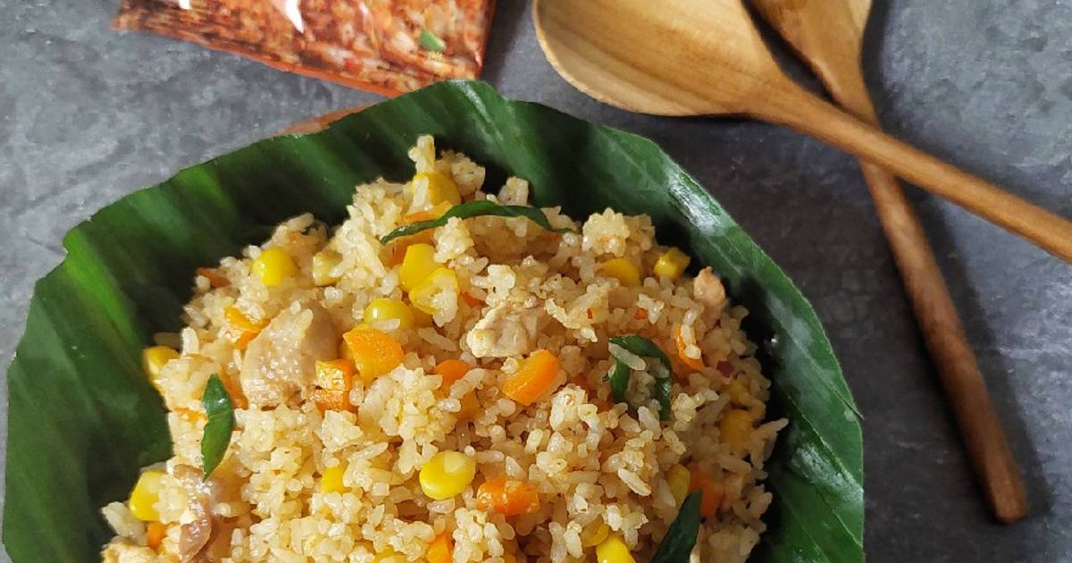 Resep Nasi Goreng Ayam Sayur Poll Pedas oleh arifah amrullah - Cookpad