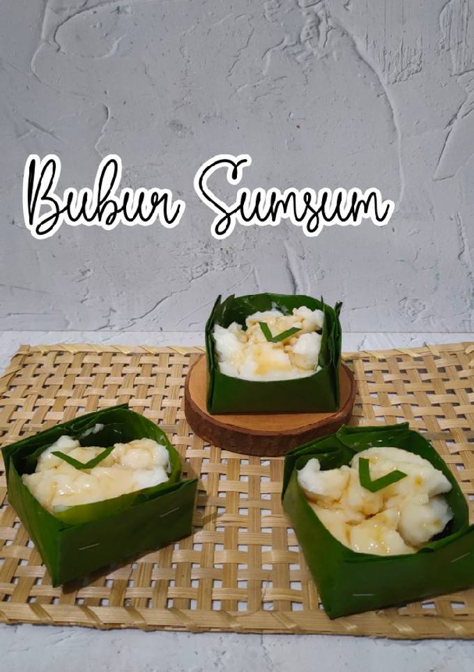 Resep 381. Bubur Sumsum (Wadah Takir Bujur sangkar) oleh Santhywi ...