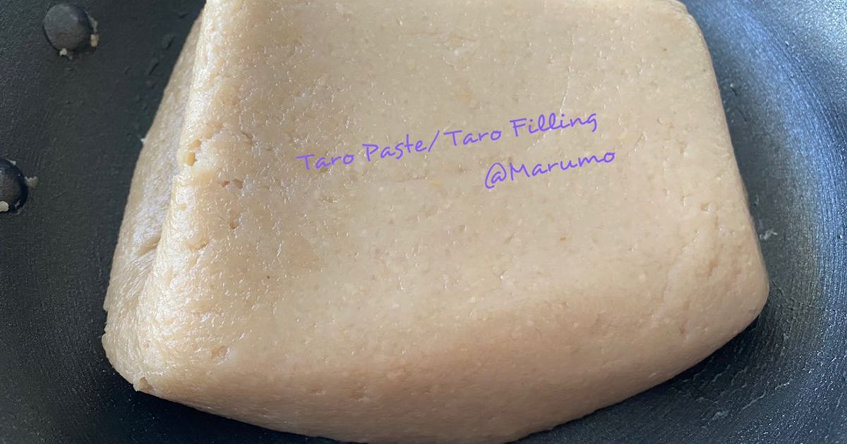 Taro Paste/ Taro Filling Recipe by Pakprawee - Cookpad