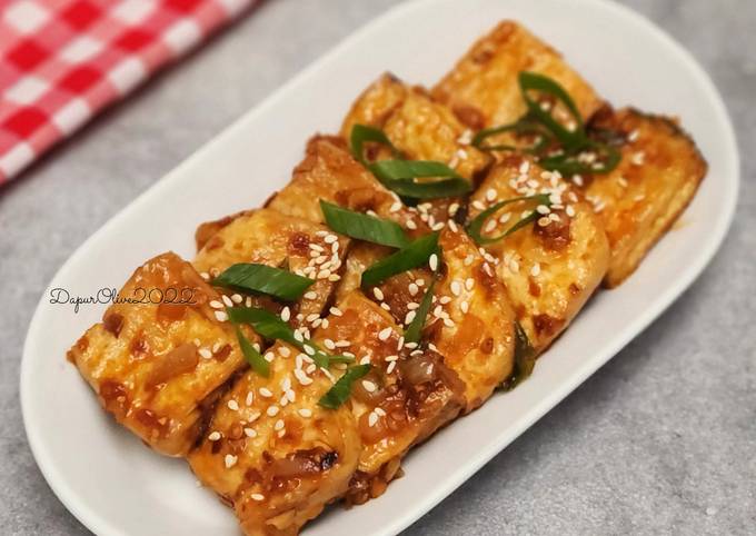 Resep Spicy Braised Tofu Dubu-jorim: 두부조 oleh Dapur Olive - Cookpad