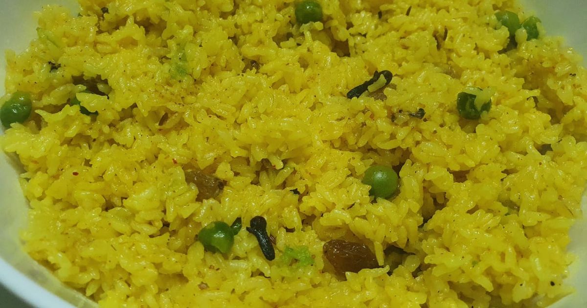 Peas And Nuts Sweet Pulao Recipe by Kumkum Chatterjee - Cookpad