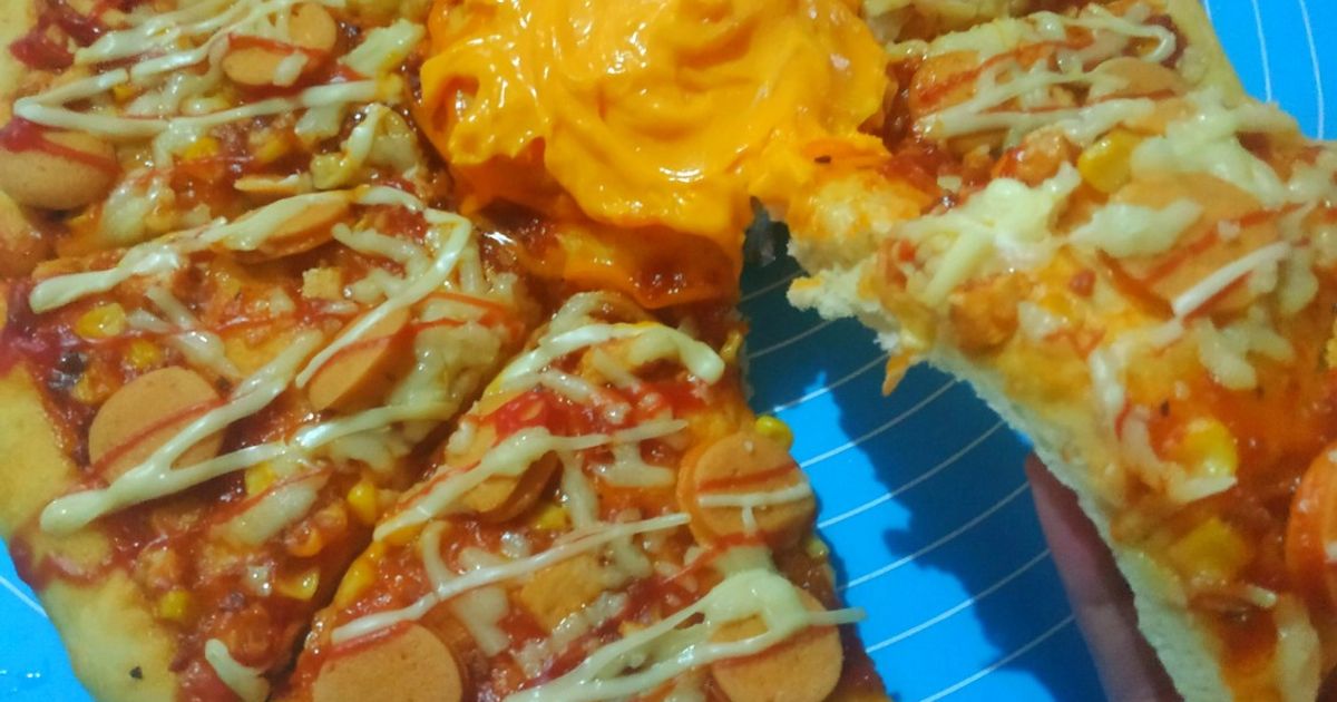 Resep Pizza Cheese Volcano No Ulen oleh Yanti Sifaa - Cookpad