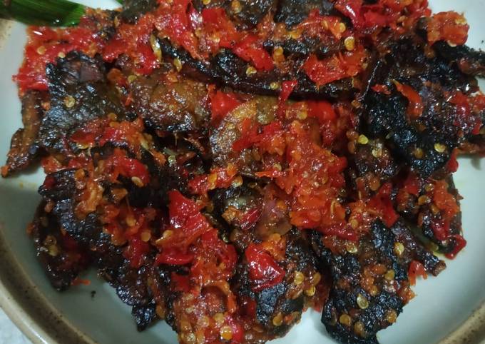 Resep Dendeng Paru Balado oleh Kristina Nova - Cookpad