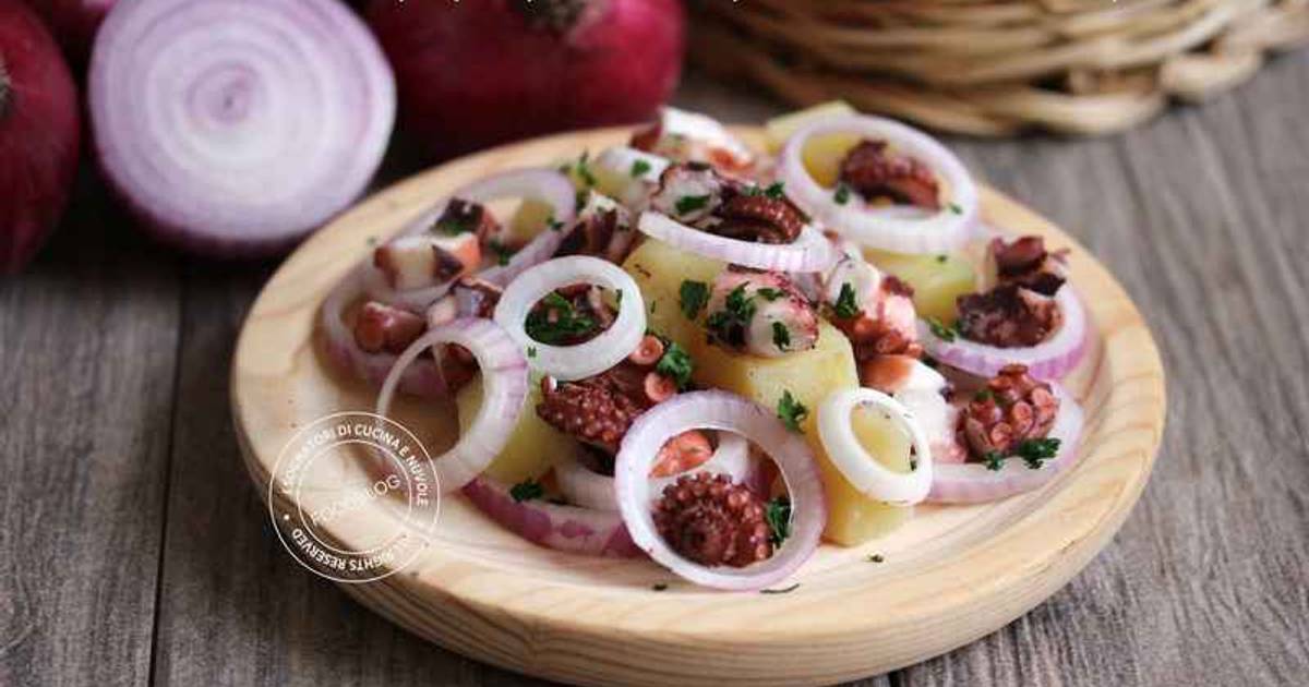 Ricetta Insalata di polpo, patate e cipolla rossa di Tropea di ...