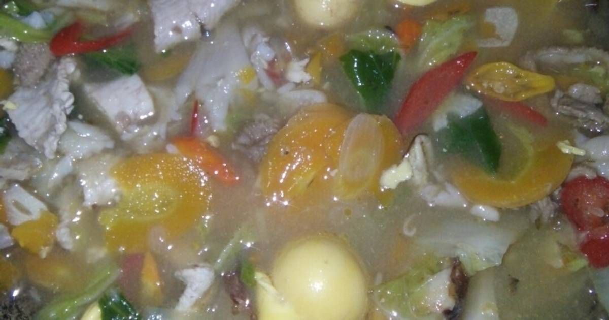 Resep Capcay kuah jamur + jeroan oleh Lita Diah - Cookpad