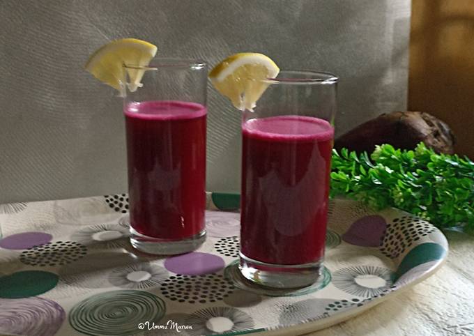 Resep Jus Beetroot Segar oleh Ummu Marwa - Cookpad