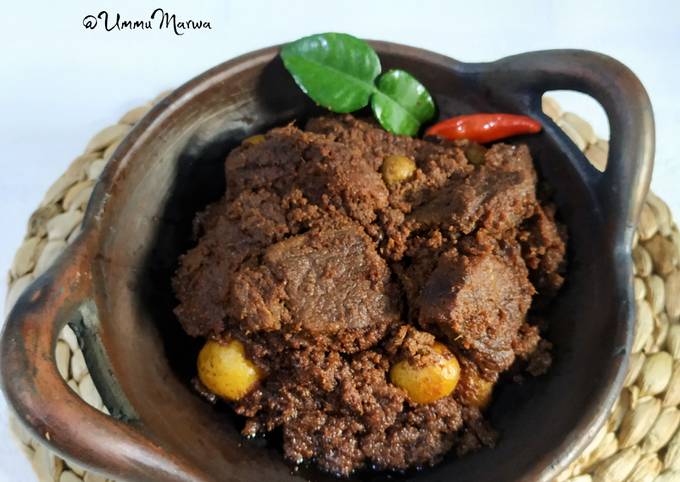 Resep Rendang Daging Padang oleh Ummu Marwa - Cookpad