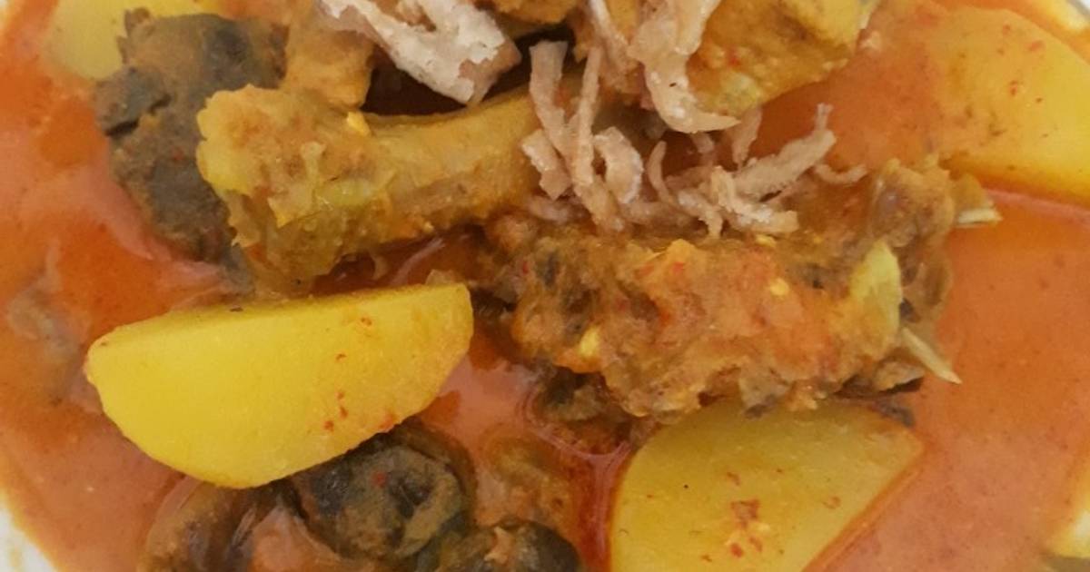 Resep Kare Ayam Kampung oleh Novi - Cookpad