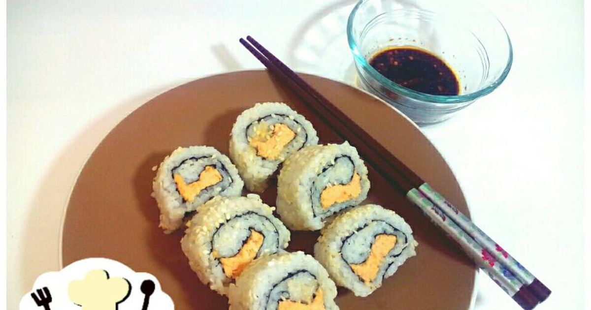 Resep Spicy Tuna Roll Sushi oleh Elza Simple Kitchen - Cookpad