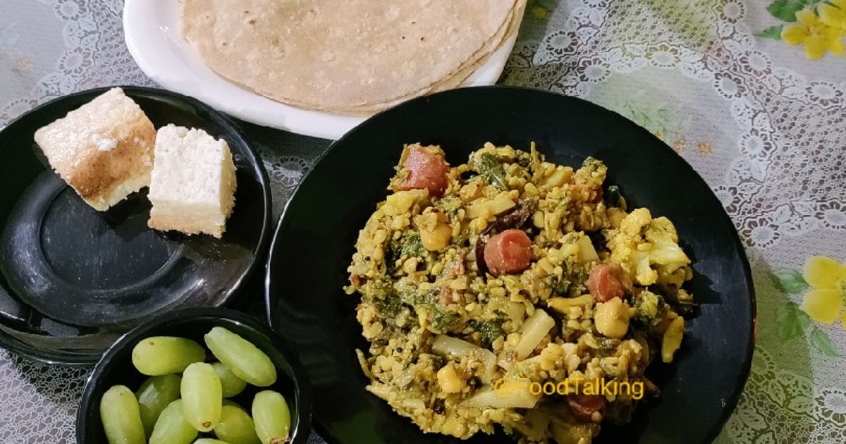 Phoolka Subzi Breakfast Recipe by Dr.Madhumita Mishra - Cookpad