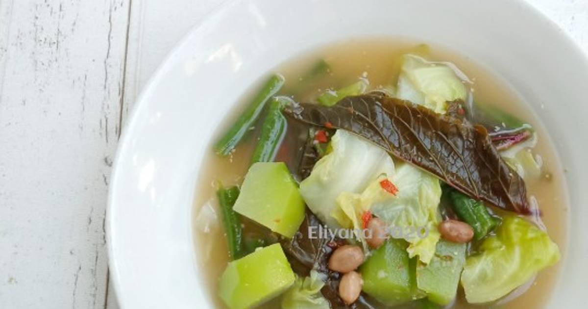 Resep Sayur asem daun rosella oleh Eli Yana Dwi Lestari - Cookpad