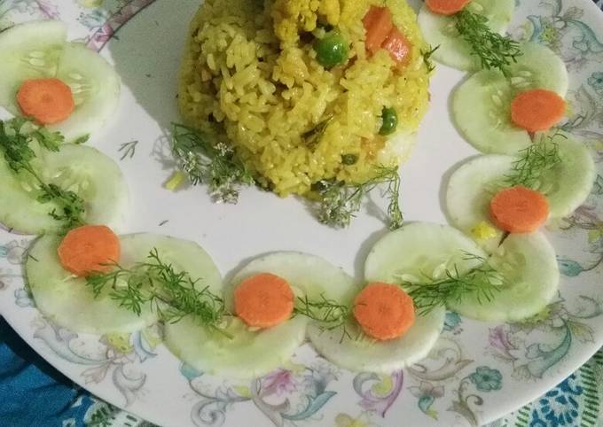 Vegetable pulav Recipe by Shivani Pandey - Cookpad