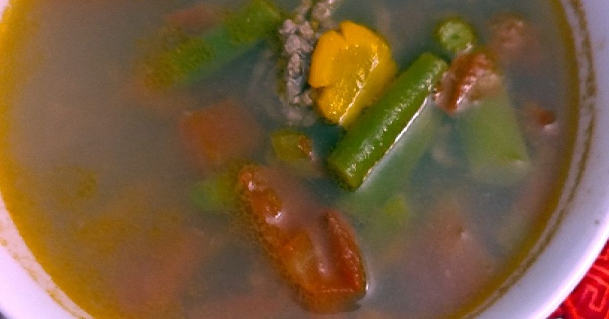 Resep Soup Sayuran Dan Daging Sapi Giling oleh Yuyun Simkin - Cookpad