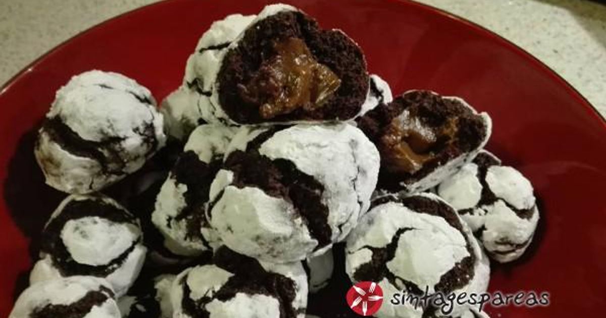 Γεμιστά ραγισμένα Cookies της Έλενας Συνταγή από τον/την ...