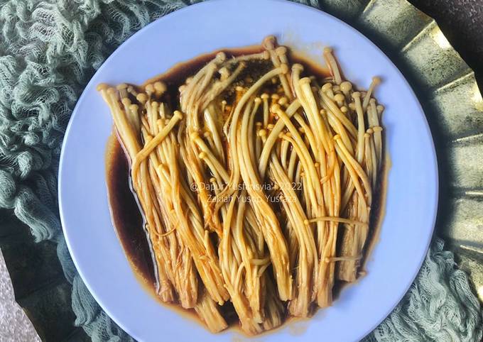 Resipi Enoki Butter Kicap 1 Minit! oleh Dapur Yusfarisyia - Cookpad