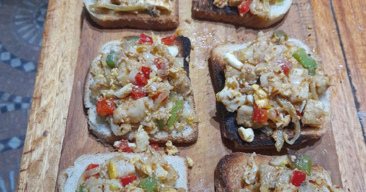 Tapas De Atún Picantes🌶 Morrones Y Cebolla Rehogado Y Huevos🥚 Receta de ...