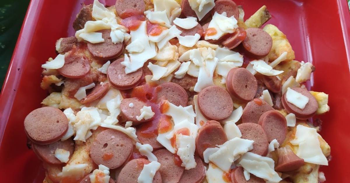 Resep Pizza roti tawar oleh NIA - Cookpad