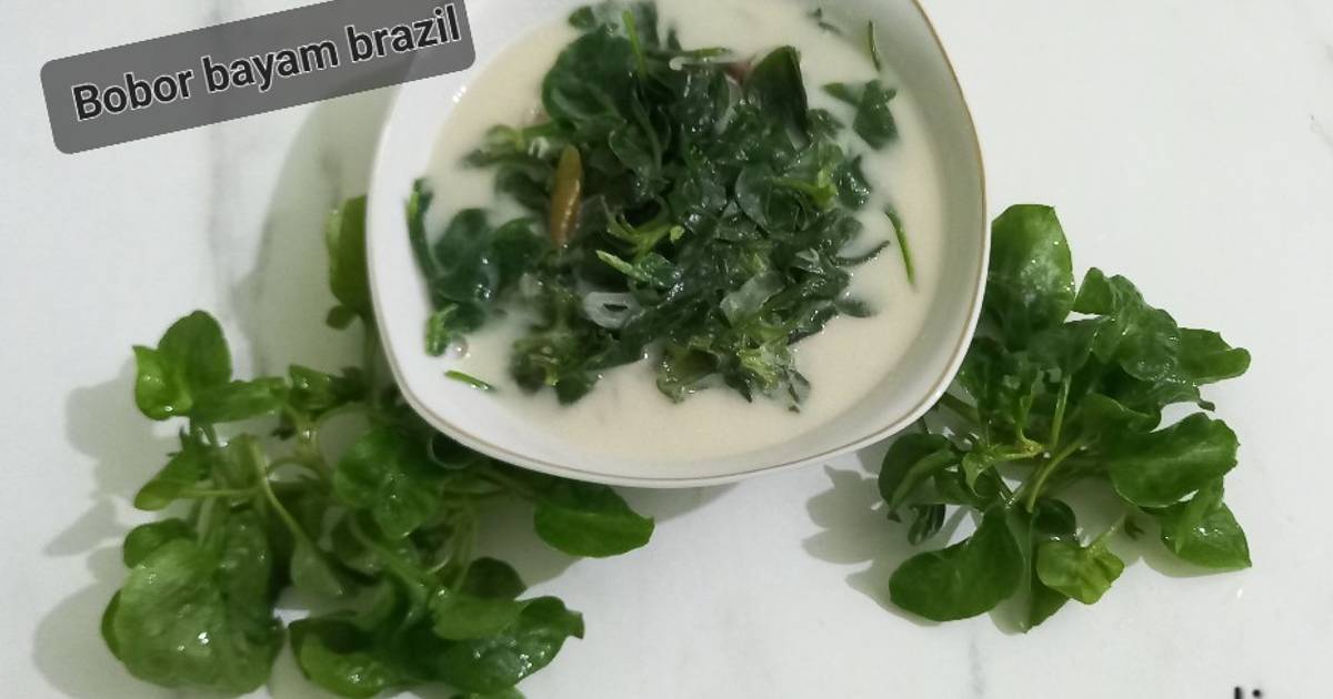 Resep Bobor bayam brazil oleh Wenny Yudi, S.Psi, MM. - Cookpad