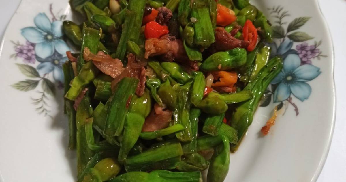 Resep Tumis bunga genjer cumi asin oleh Erni dwip - Cookpad