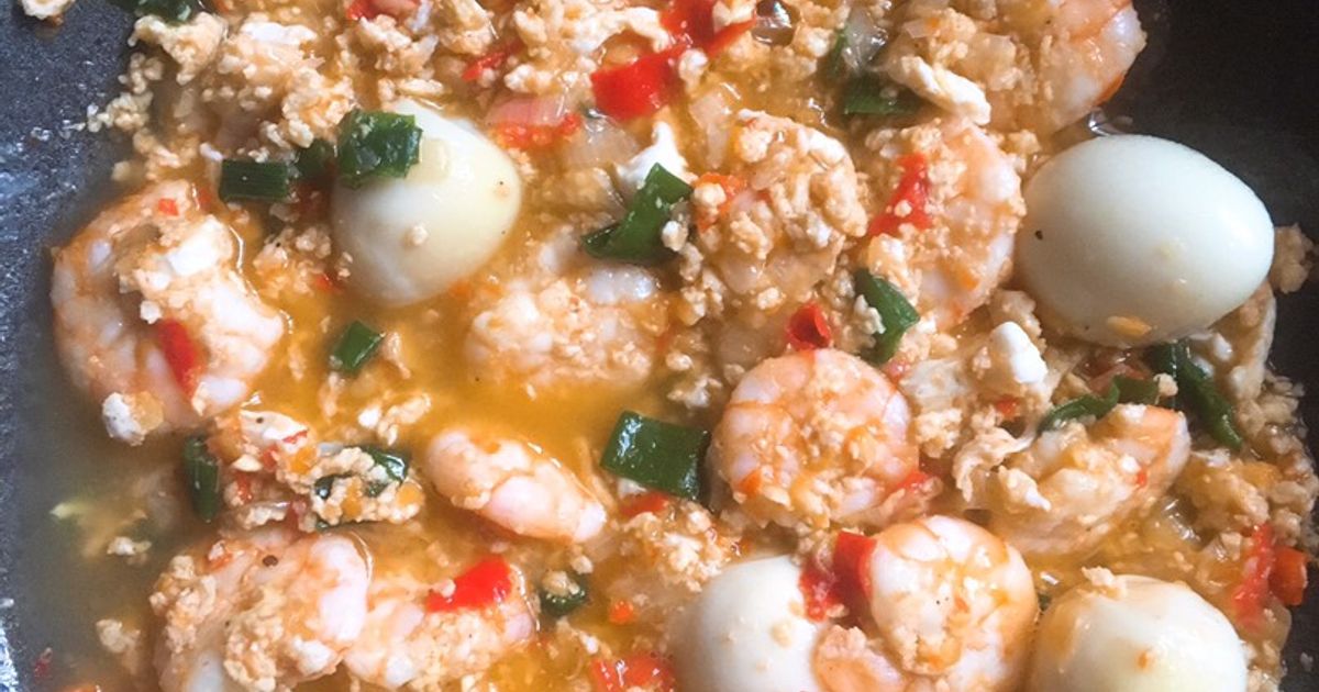 Resep Udang Telor Puyuh Bumbu Seblak oleh alvionita - Cookpad