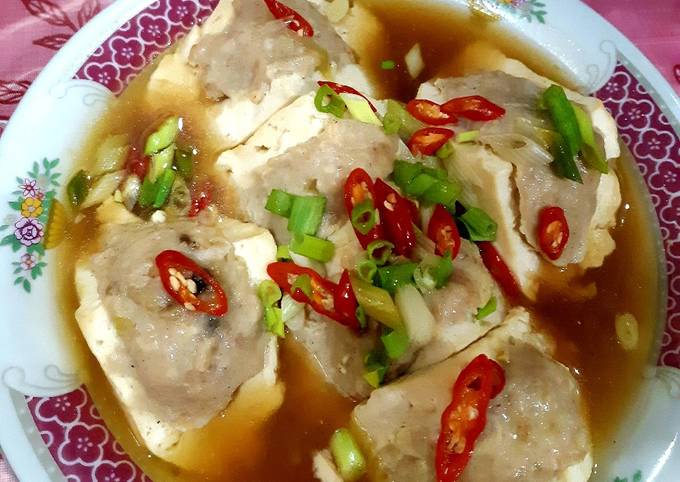 Resep Tim tahu isi daging oleh Ryeoni's Cooking🌙 - Cookpad