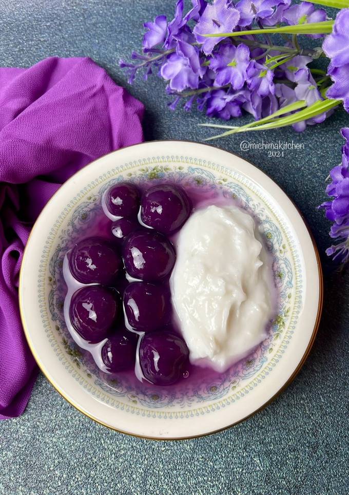 Resep Candil Bubur Sumsum Ubi Ungu oleh TriLim - Cookpad