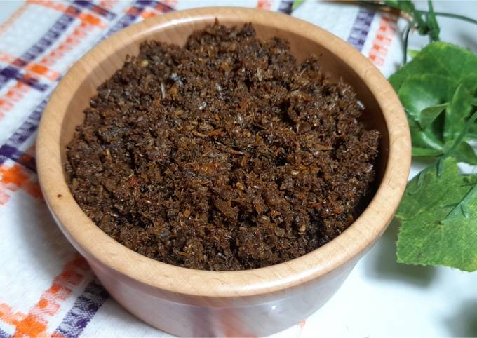 Resep Sambal Roa (Kering) oleh Lionie Adi - Cookpad