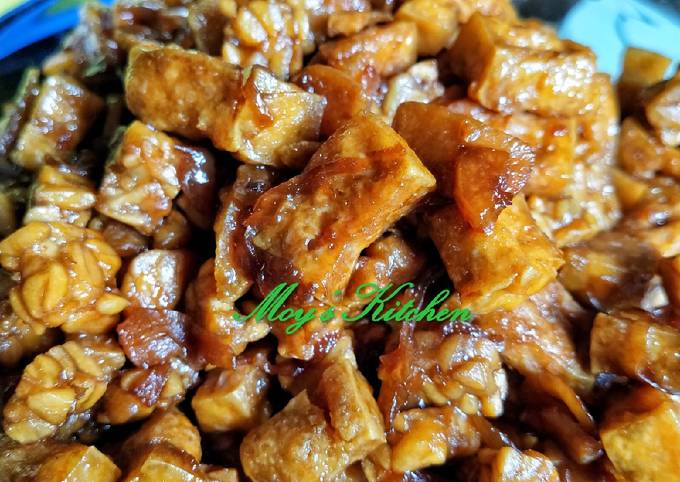 Resep Tahu Tempe Kecap manis oleh oktavia pelenkahu - Cookpad