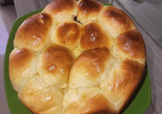 Resep Roti sobek isi coklat oleh Asih - Cookpad